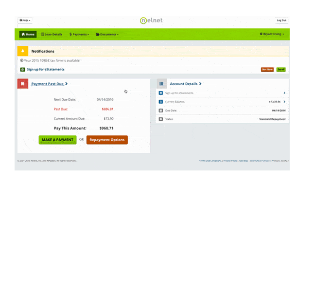 Welcome to Nelnet, a Student Loan Servicing Company